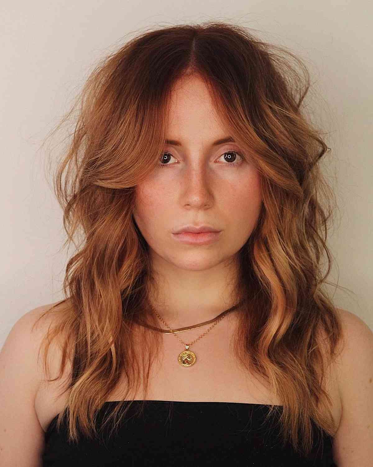 40 On-Trend Methods to Achieve a Shag with Curtain Bangs