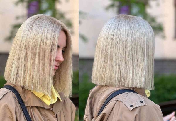 47 Trendiest Long Blunt Bob Haircuts for a Sleek New "Blunt Lob"