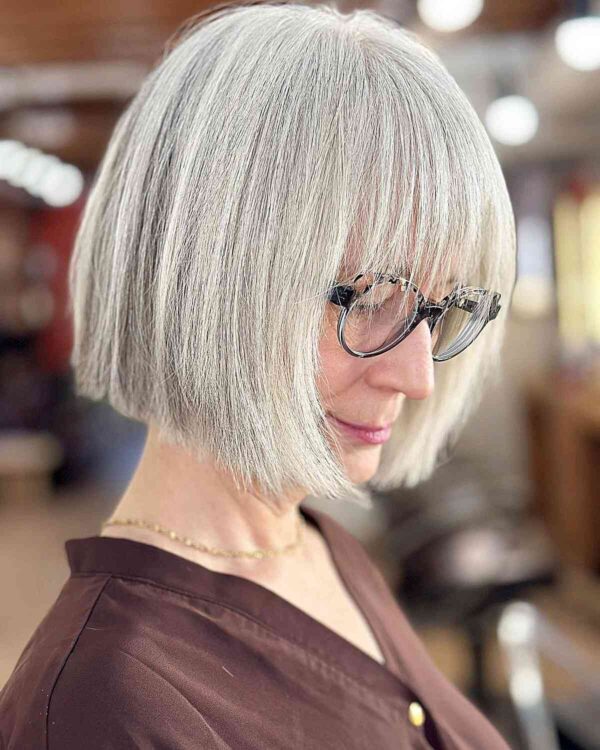 56 One-Length Bob Haircut Ideas for a Sleek Look