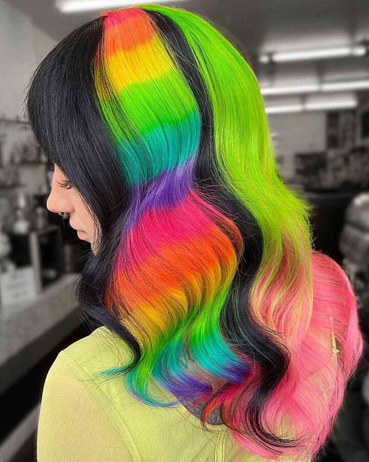 61 Photos of Rainbow Hair Ideas to Consider for 2023