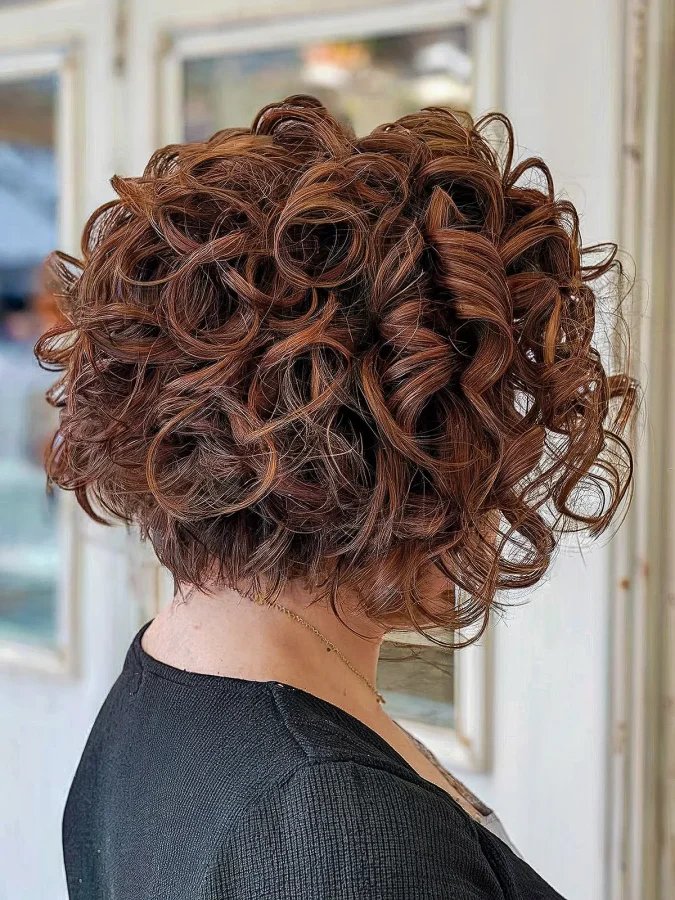 23 Stacked, Short Curly Bob Haircuts to Enhance Your Natural Curls