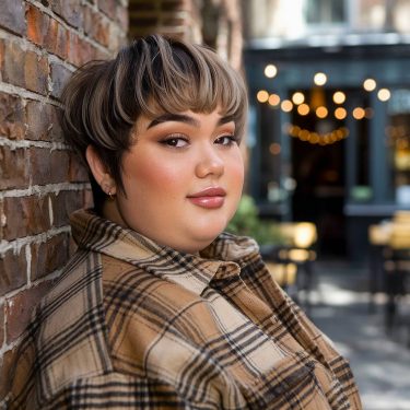 15+ Chic Pixie Cuts That Complement Chubby Faces in 2025