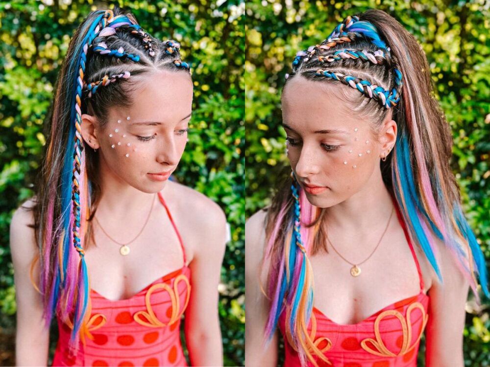 25 Electric Hairstyles for a Rave Party