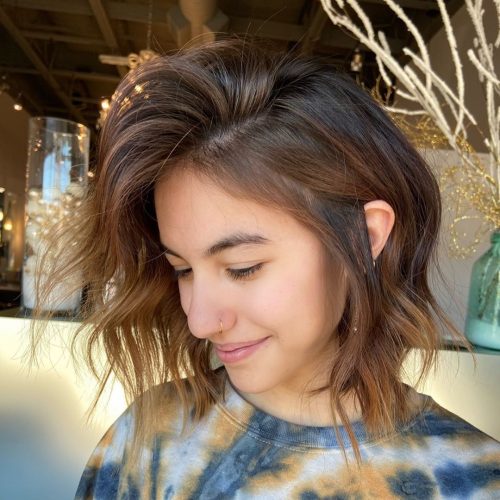 19 Razor Cut Bob Haircut Ideas for a Textured Look - Milone Sightle