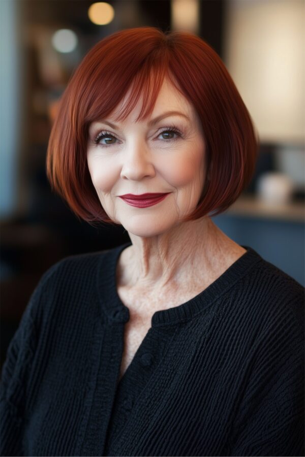 Top 16 Fall Hair Colors for Women Over 70 in 2025