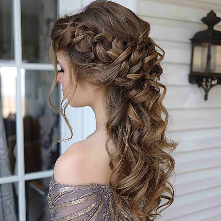 35 Cute & Easy Prom Hairstyles for Long Hair for 2025