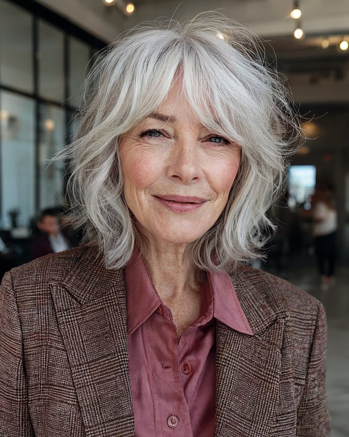 50 Pretty Shag Haircuts for Thin Hair Women Over 70 Swear Make Them ...