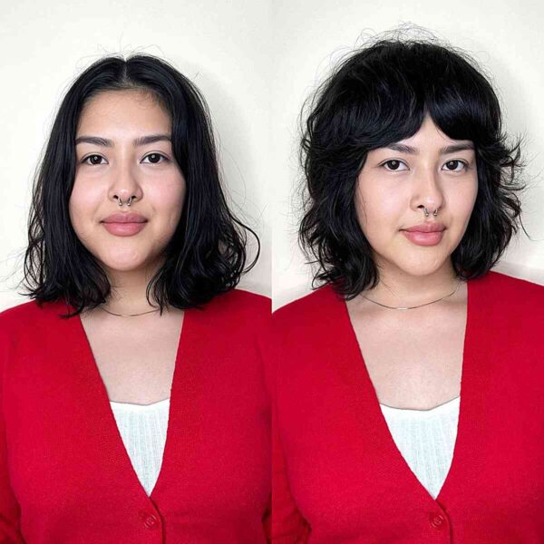 20 Ways to Wear a Shaggy Bob with Curtain Bangs