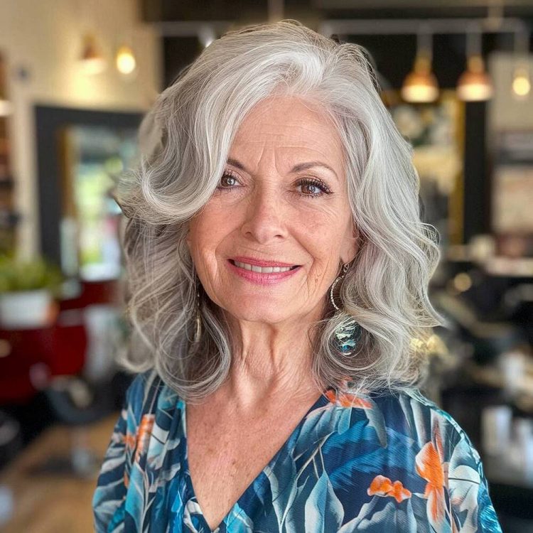 50 Flattering Long Bob Haircuts for Women Over 70 in 2026