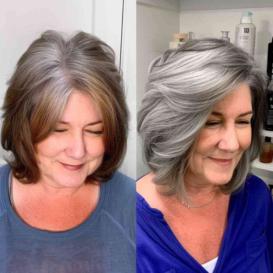 55 Modern Layered Bob Haircuts for Women Over 50 to Take Years Off