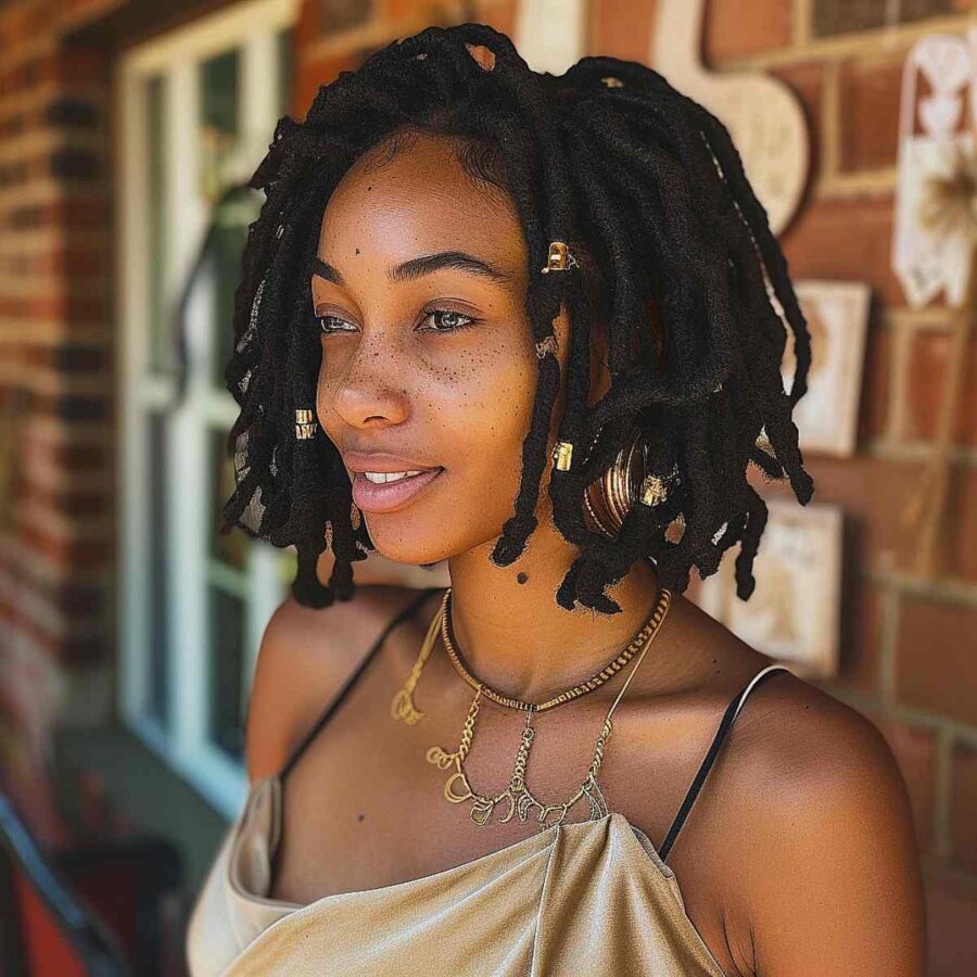 17 Short Faux Locs That Are Straight Lewk