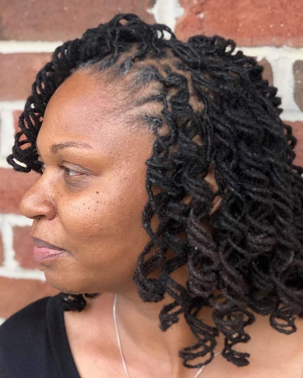 17 Short Faux Locs That Are Straight Lewk