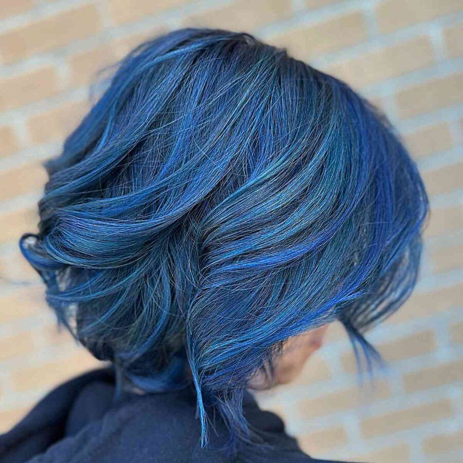 27 Jaw-Dropping Blue Balayage Hair Colors You Have to See