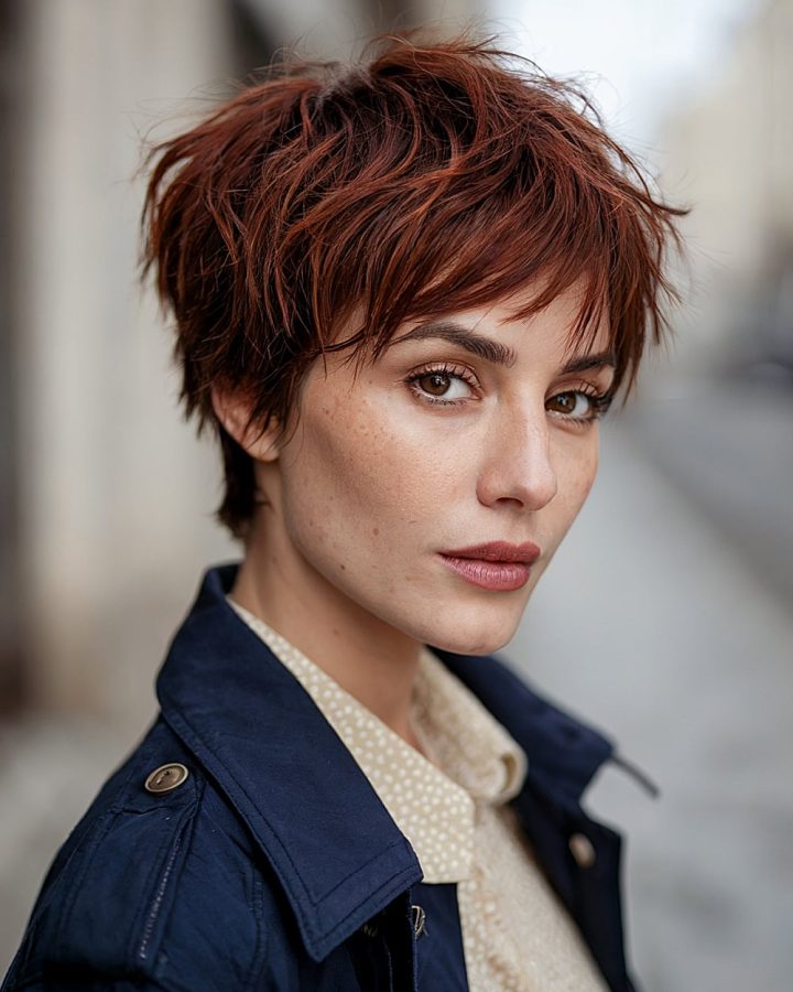 20+ Vibrant Layered Haircuts with Bangs That'll Make You Rethink Short Hair