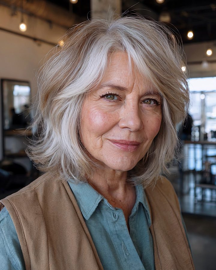 50 Pretty Shag Haircuts for Thin Hair Women Over 70 Swear Make Them ...