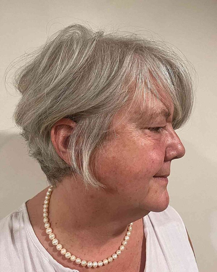 25 Ladies Over 60 with a Round Face Show How to Rock Short Haircuts