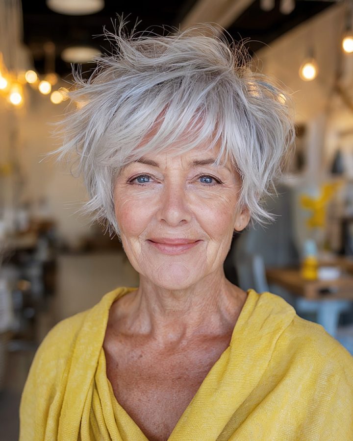 50 Pretty Shag Haircuts for Thin Hair Women Over 70 Swear Make Them ...