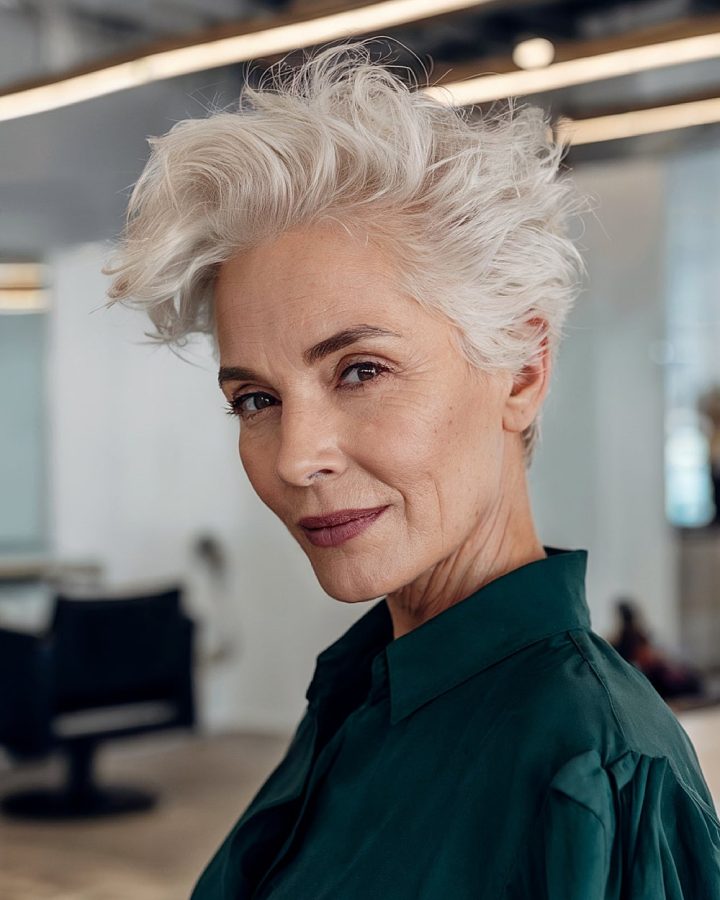 Cómo Llevar el Cabello Blanco Después de los 60 y Verte Radiante Cada ...