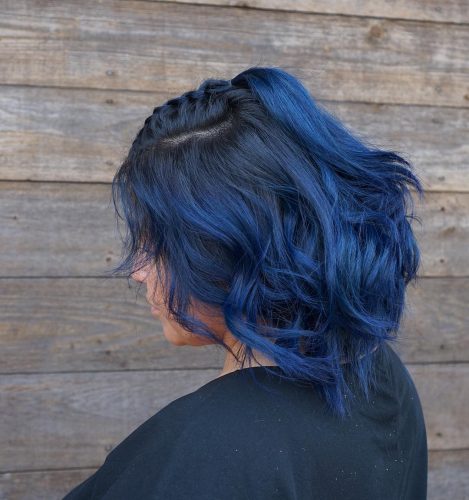 18 Stunning Midnight Blue Hair Colors to See in 2025