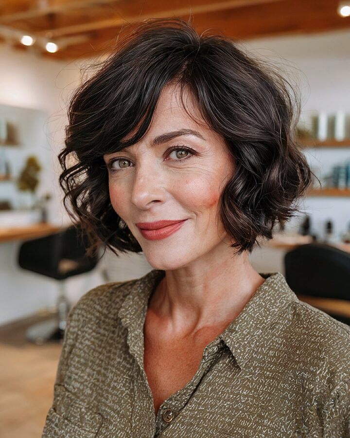 50 Most-Gorgeous Side Part Bob Hairstyles for a Fresh Start in Your 50s