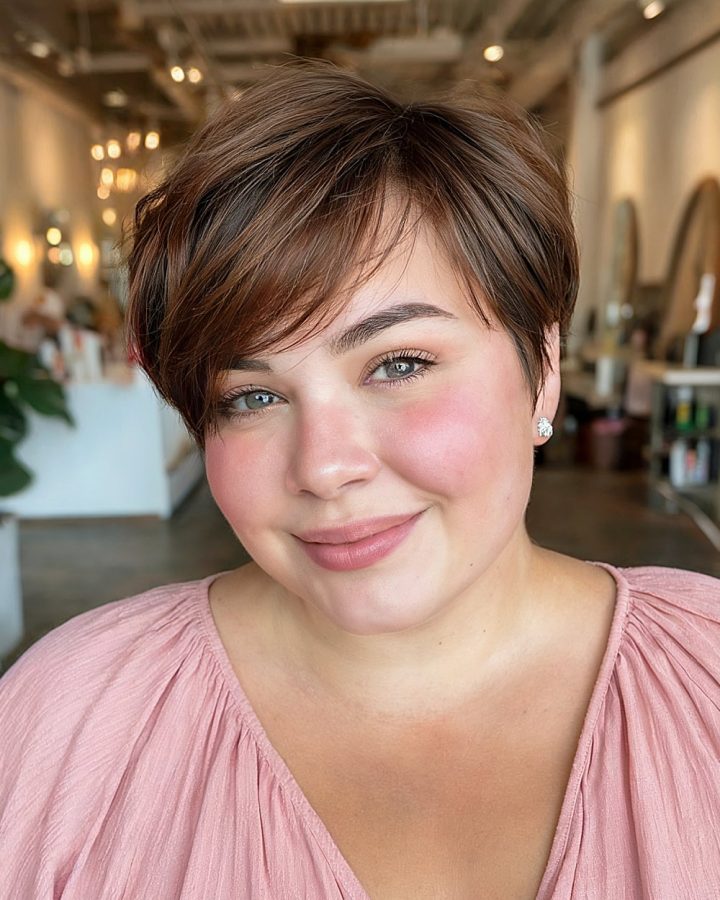 35+ Flattering Pixie Haircuts for Plus-Size Women in 2025