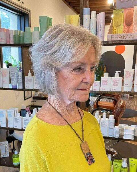 50+ Short Choppy Haircuts Women in Their 70s Can Pull-Off