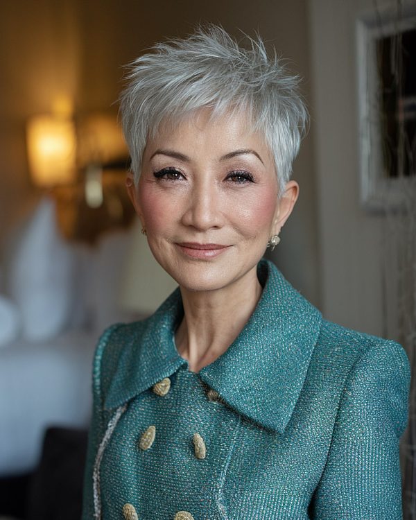 51 Incredible Short Choppy Haircuts for Women Over 60