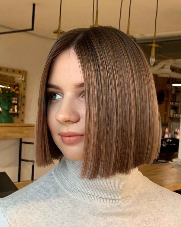 39 One-Length Bob Haircut Ideas for a Sleek Look