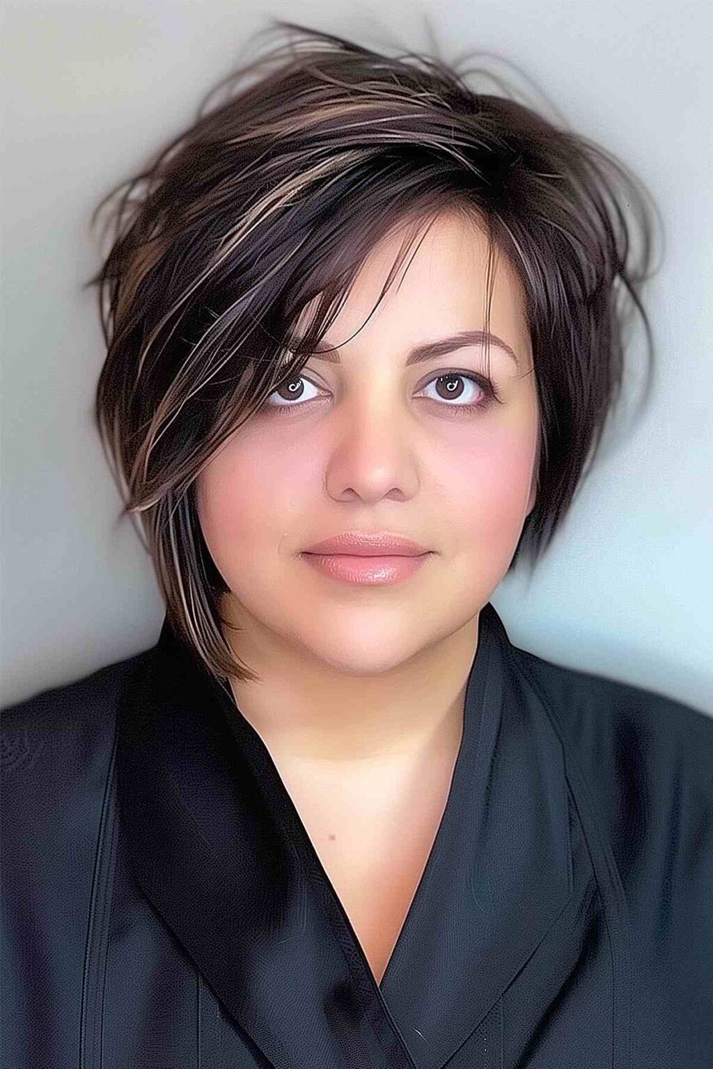 32 Slimming Hairstyles for Women with Full Faces (for Plus-Sized Women)