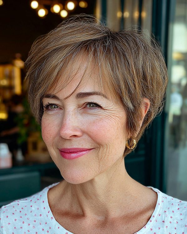 60+ Loveliest Pixie Bob Haircuts for Women Over 60 With Style