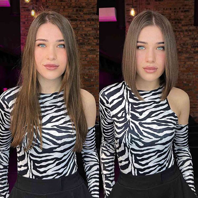 54 Sharpest Straight Lob Haircut Ideas for That Ultra Sleek Look