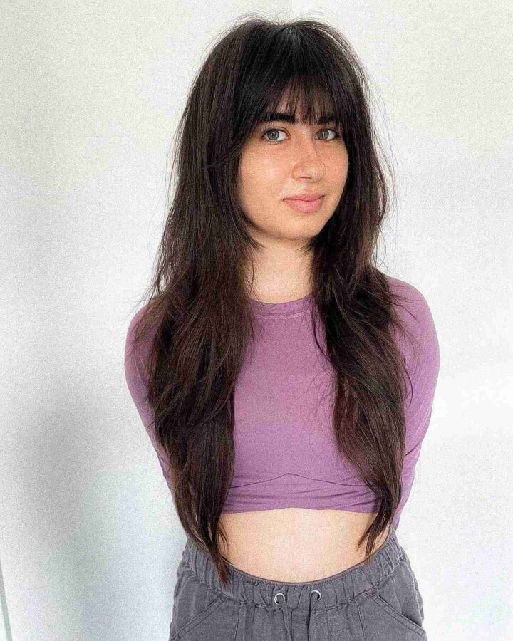 44 Cutest Ways to Pair Straight Hair With Bangs