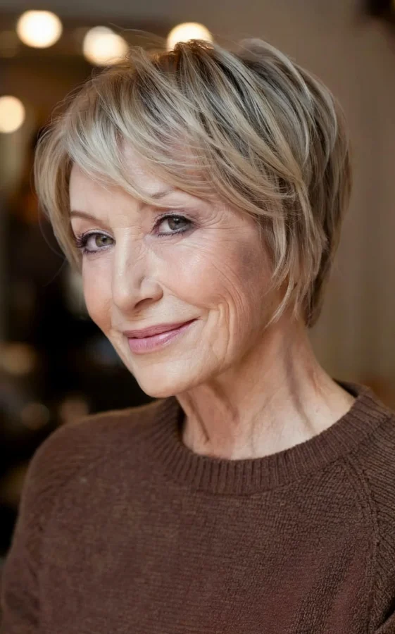 28 Loveliest Pixie Bob Haircuts for Women Over 60 With Style