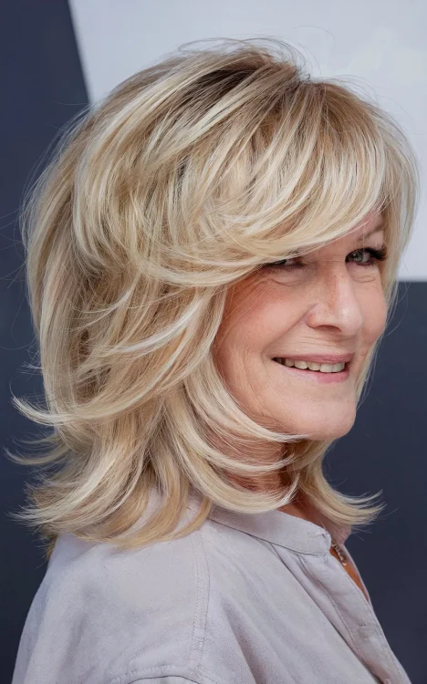 25 Must-Try Feathered Haircuts Women Over 60 Are Rockin!
