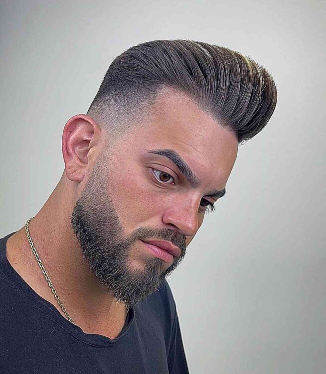 24 Best Pompadour Fade Haircuts for Men in 2025