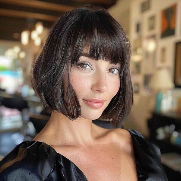53 Most Eye-Catching Bob Haircuts with Bangs for a Fresh Makeover