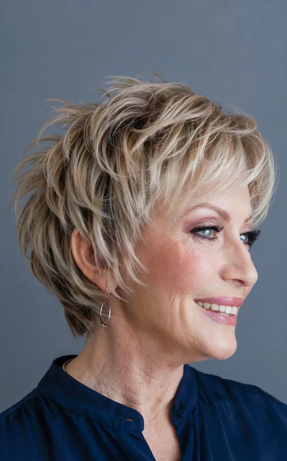 36 Incredible Short "Choppy" Haircuts for Women Over 60