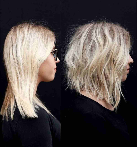Textured Lob Haircuts Are Trending, Here Are The 34 Coolest Examples