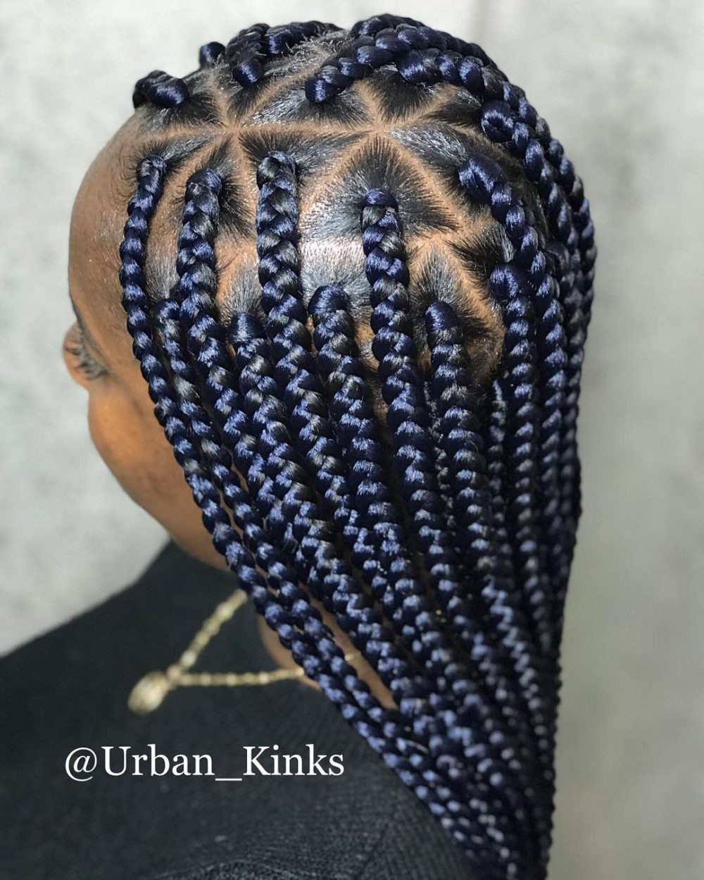 24 Exceptional Triangle Box Braids To Try Now