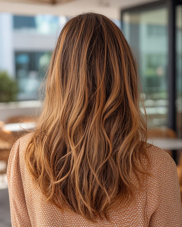 51 Most Flattering Long Hairstyles for Round Faces