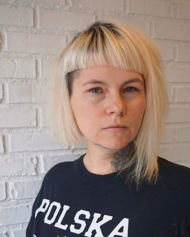 24 Asymmetrical Bob with Bangs That Are Stylishly Edgy
