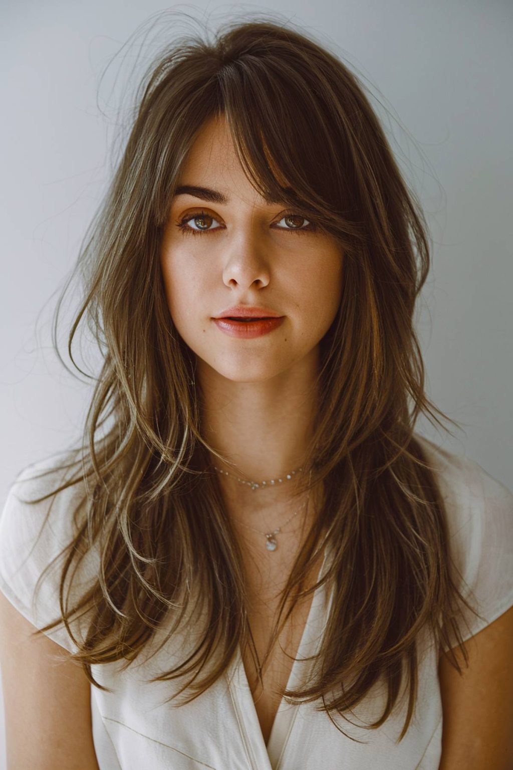 19 Beautiful Long Layered Haircuts with Side Bangs for 2026