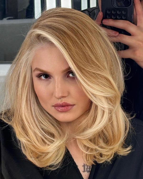 15+ Gorgeous Layered Hair Ideas for Round Face Shapes in 2026