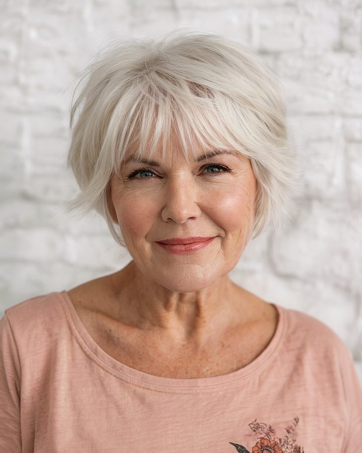 60+ Loveliest Pixie Bob Haircuts for Women Over 60 With Style