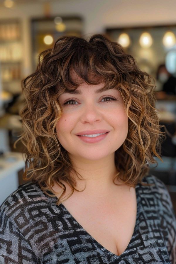 17 Stunning Curly Hairstyles for Round Faces in 2026