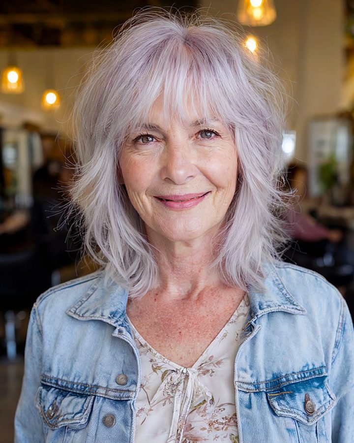 50 Pretty Shag Haircuts for Thin Hair Women Over 70 Swear Make Them ...