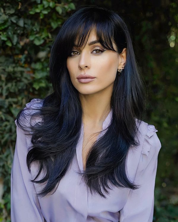 21+ Flattering Wispy Bangs for Big Foreheads to Try in 2026