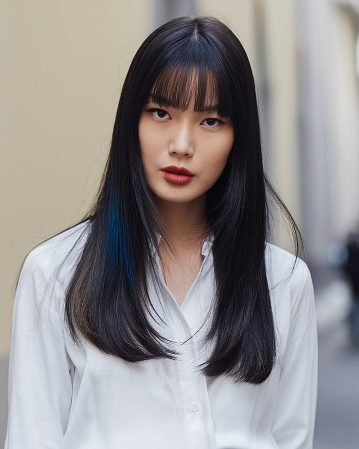 21+ Flattering Wispy Bangs for Big Foreheads to Try in 2026