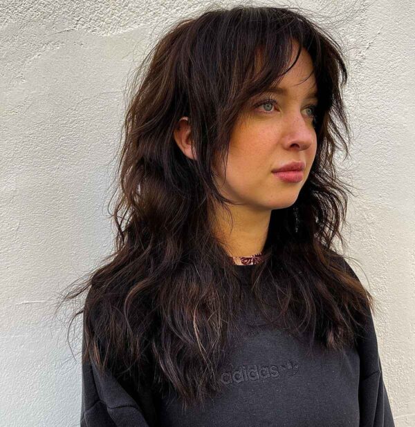 The Long Wolf Cut: 21 Coolest Ways to Get It With Long Hair