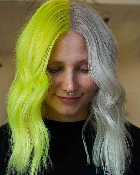 You've Seen The Split-Dye Hair Trend, Right? If Not - Here Are 26 ...